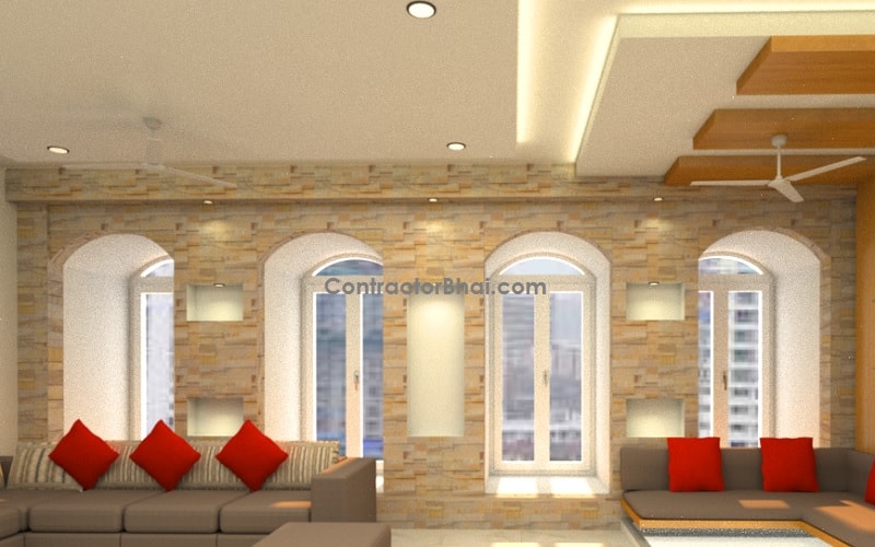 Stone Cladding- Highlighter for Interiors - ContractorBhai